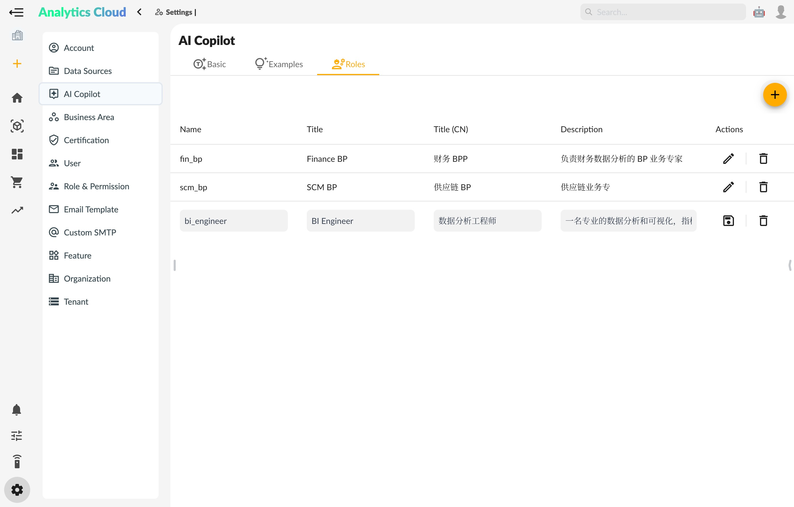 AI 副驾驶 | Metad Analytics Cloud